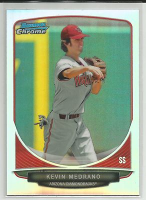 Kevin Medrano Arizona Diamondbacks 2013 Bowman Chrome Refractor | eBay