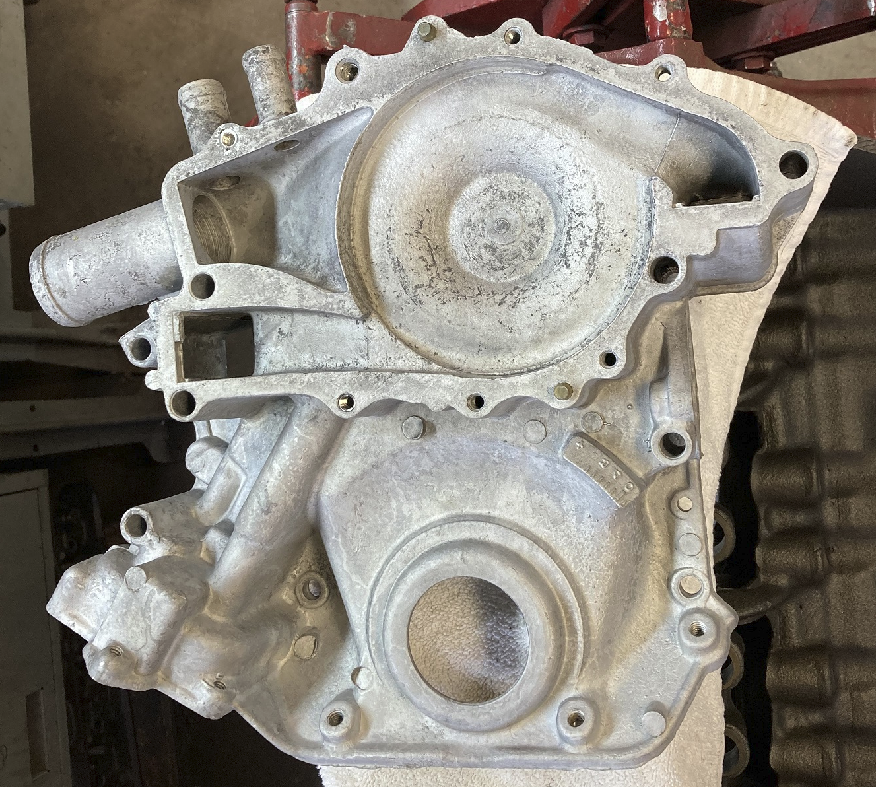 67-71 buick 400 430 455 rebuilt timing cover (early style with 1/2" oil ...