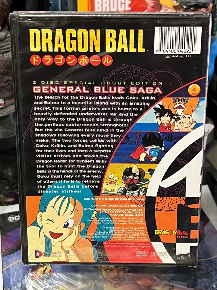 Dragon Ball - General Blue Saga (DVD) FUNimation English Lang! BRAND ...