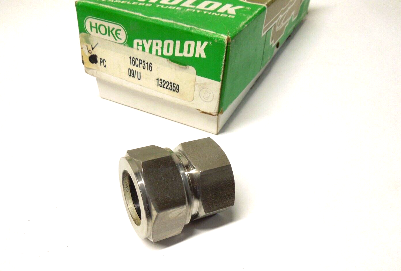Gyrolok 1" OD Tube Compression End Cap 316 Stainless Steel 16CP-316 | eBay