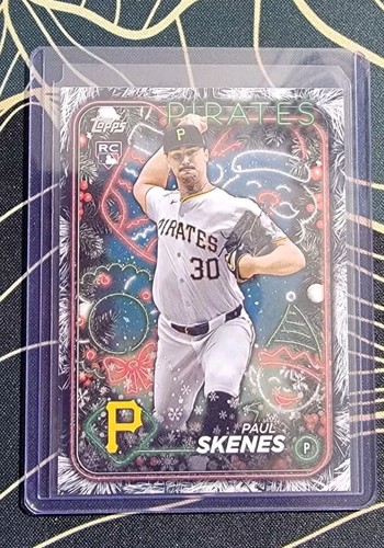 PAUL SKENES: 2024 Topps Holiday -Holiday Tree Parallel #H165 🔥PIRATES ...