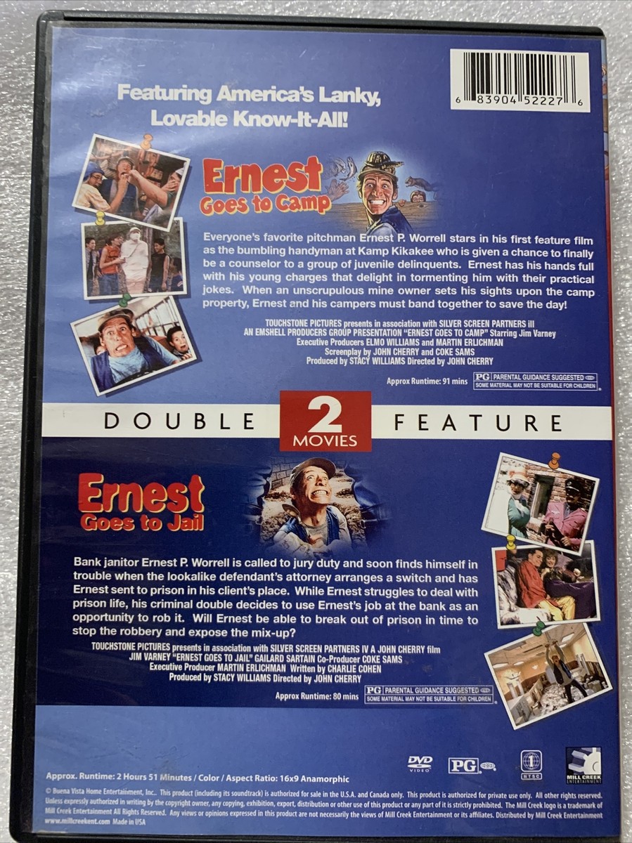 Ernest Goes To Jail Dvd