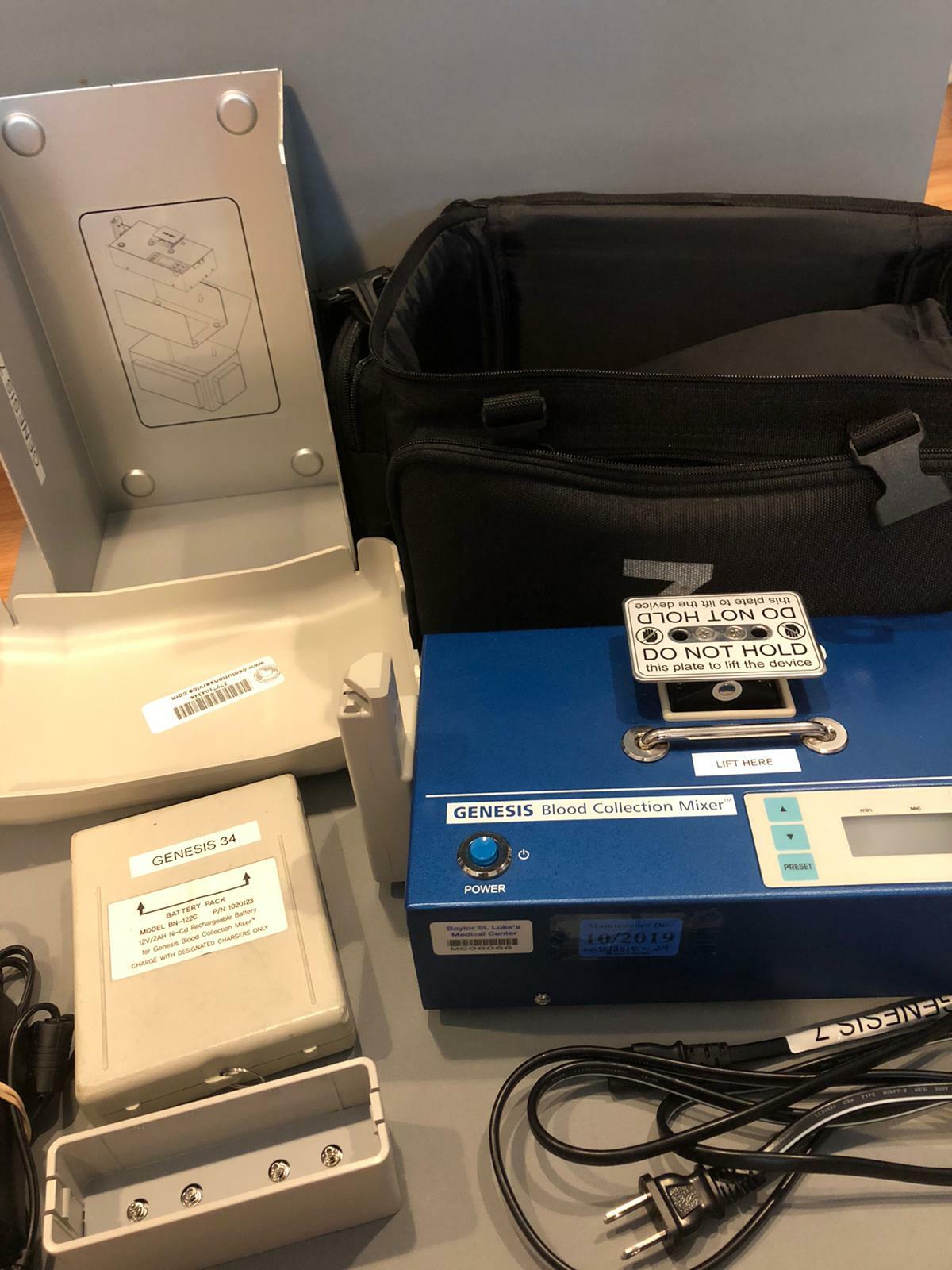 GENESIS Blood Collection Mixer Model CM735A With Battery Charging Dock ...