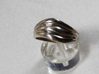 Sterling Silver 925 Ring Band size 8 Wave design | eBay