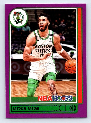 2021 22 NBA Hoops JAYSON TATUM Purple Border #197 | eBay