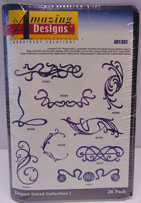 Amazing Designs Floppy Disk Embroidery Design AD1331 Elegant Detail ...