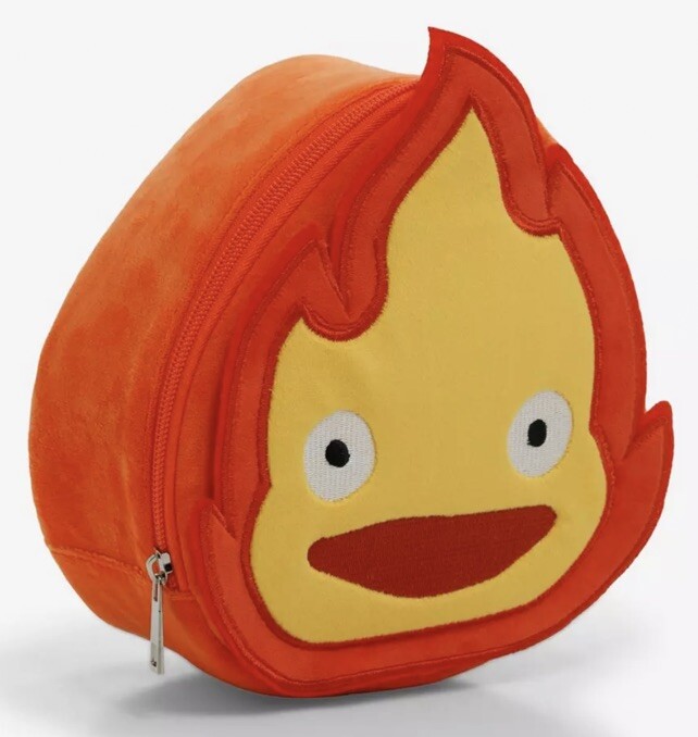 Studio Ghibli Howl's Moving Castle Calcifer Makeup Bag | eBay