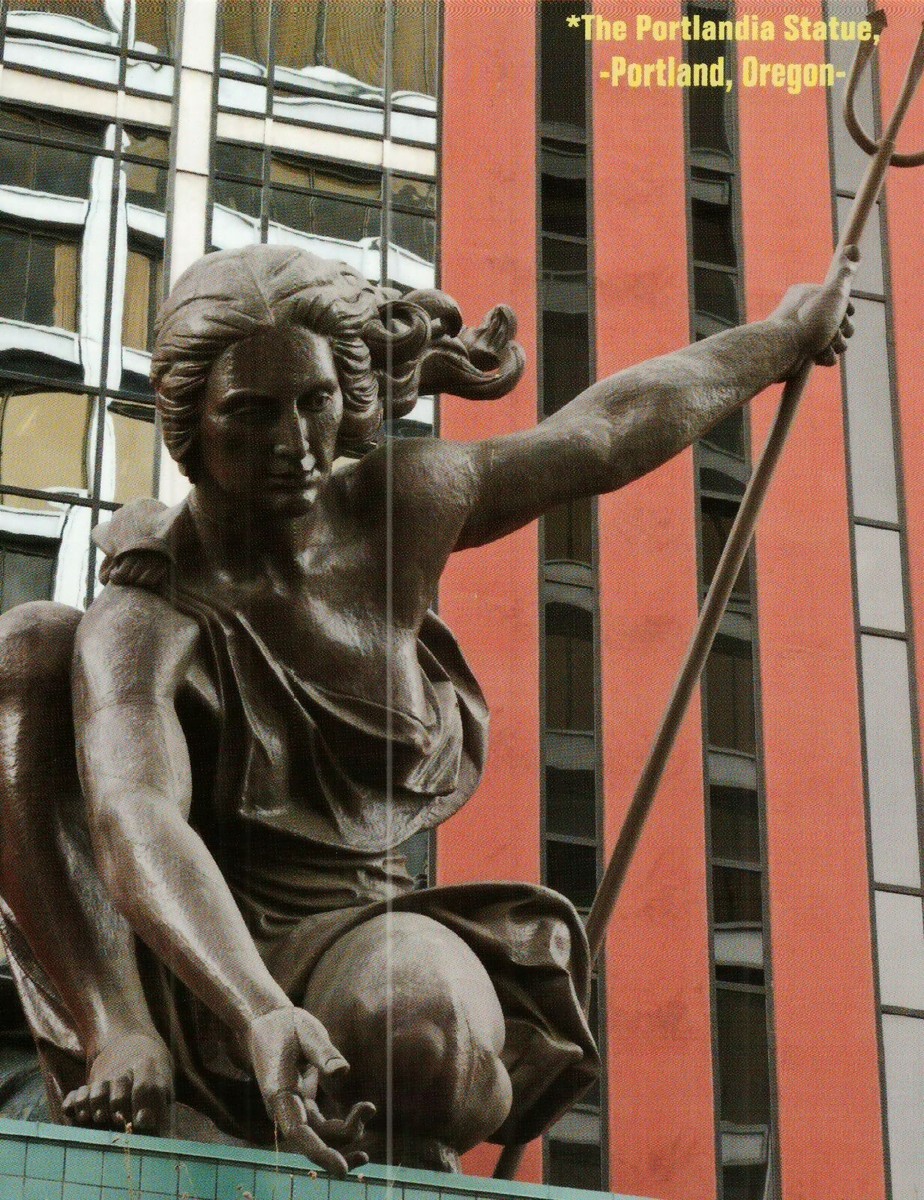 Portlandia Statue