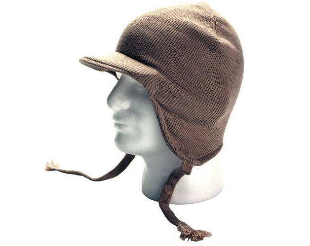 Visor Earflap Beanie Ski Hat Cap Skull Winter Warm Knit For Men And ...