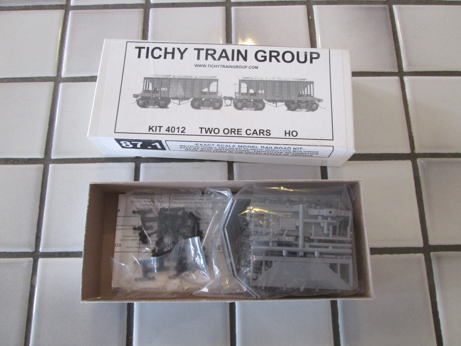 tichy train undecorated ore cars kit HO scale | eBay