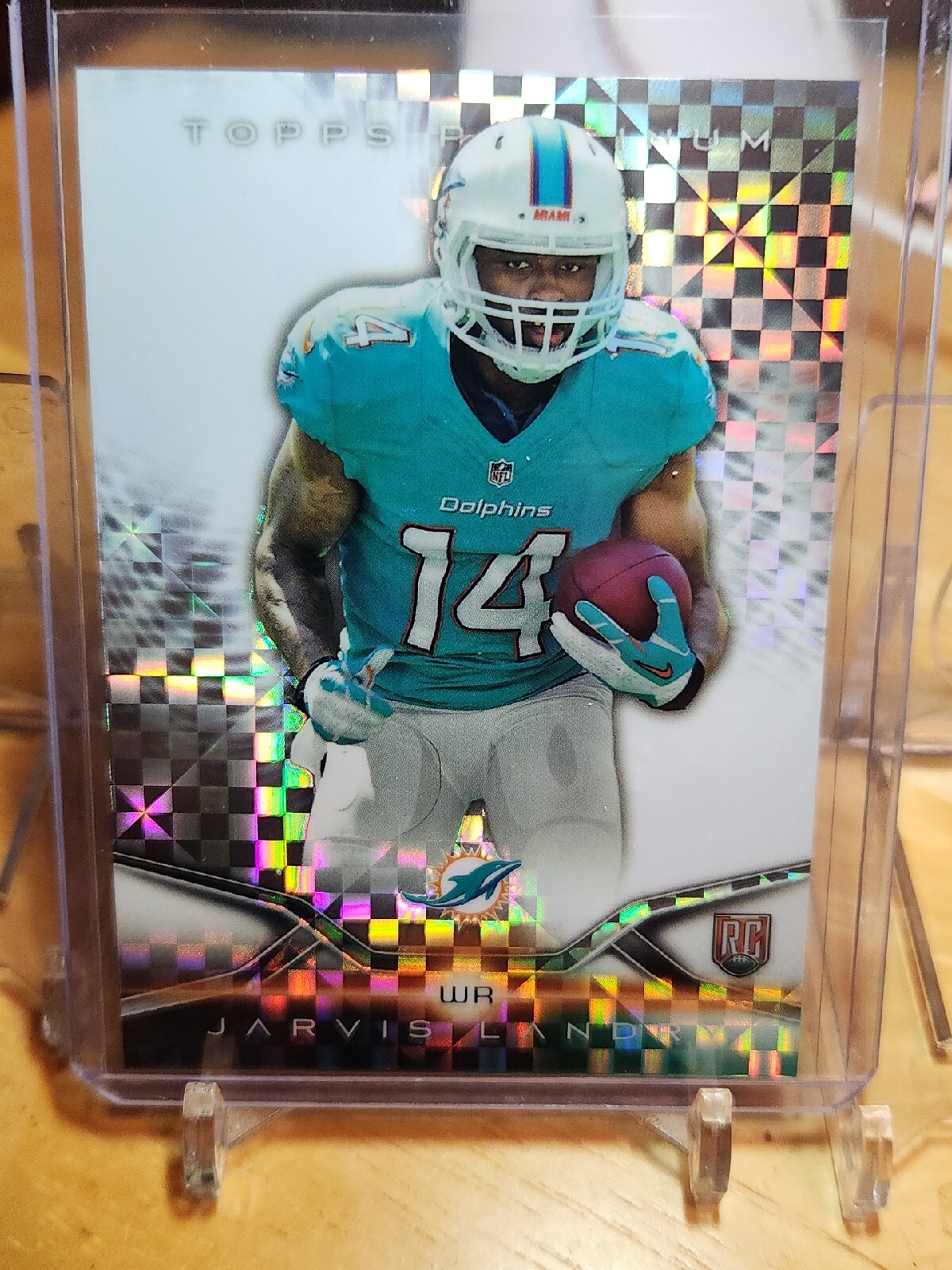 2014 TOPPS PLATINUM JARVIS LANDRY ROOKIE CARD XFRACTOR #118 | eBay