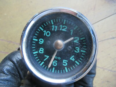 Porsche 356 6V VDO Clock #44 C#102 | eBay