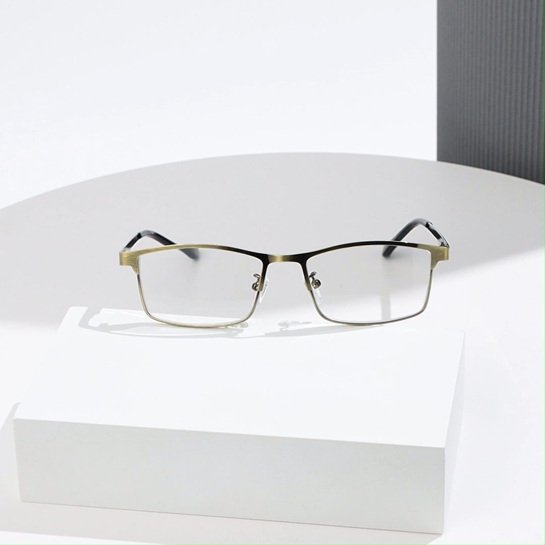 3 PK Mens Spring Hinge Metal Frame Blue Light Blocking Reading Glasses ...