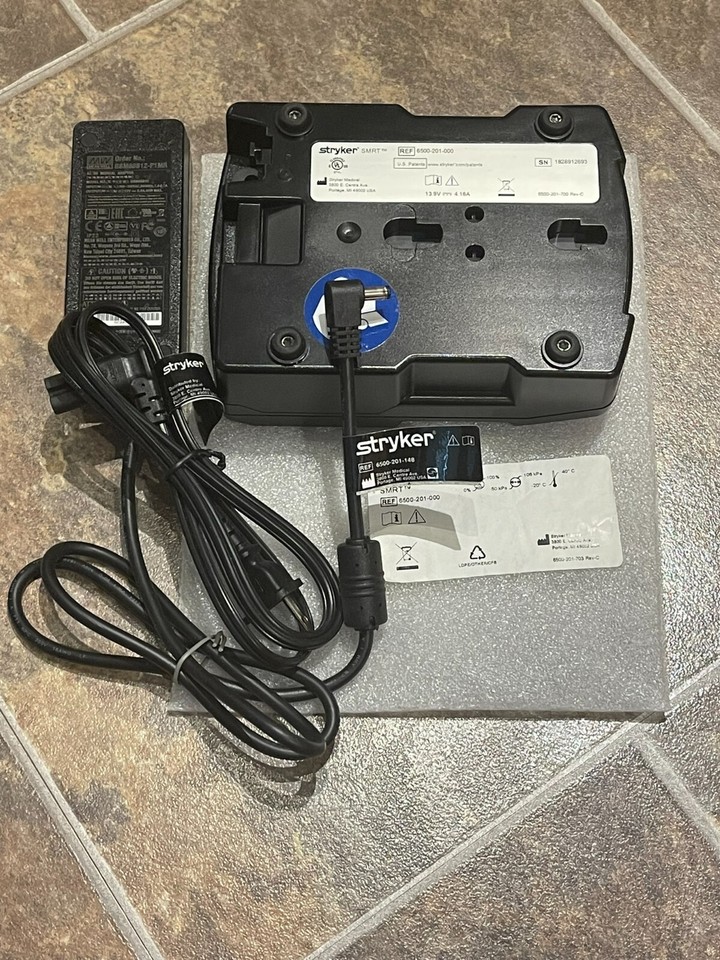 Stryker SMRT Power Charger W/cords - 6500-201-000 OPEN BOX !! | eBay
