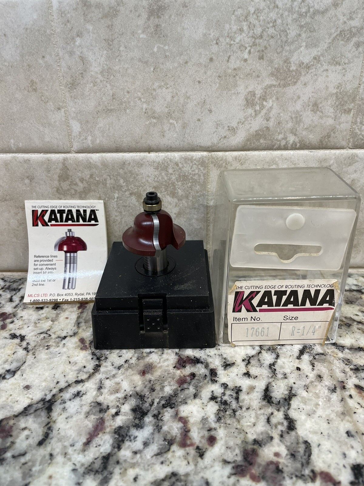 Katana #17661: 1/4” Fillet inch Router Bit Set, 1/2" Shank - Wow Fast ...