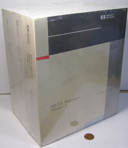 HP HP-UX REFERENCE RELEASE 9.0 VOL. 1,2 & 3 FOR HP 9000 COMPUTERS NEW ...
