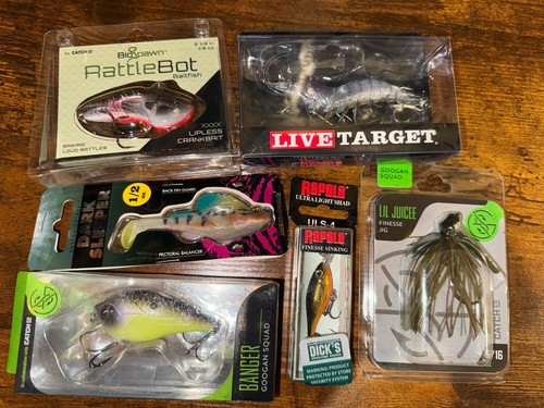 Bass Fishing Lures LOT / Rapala Googan Megabass Catch Co LiveTarget | eBay