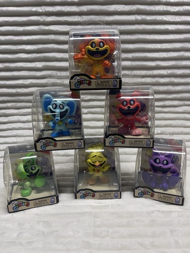 POPPY PLAYTIME SMILING CRITTERS SET OF 5 MINIFIGURES IN CASES **NEW ...
