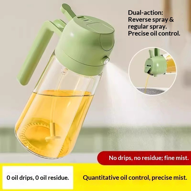 Oil Sprayer Bottle for Cooking Automatic Spray & Pour Olive Oil Kitchen ...