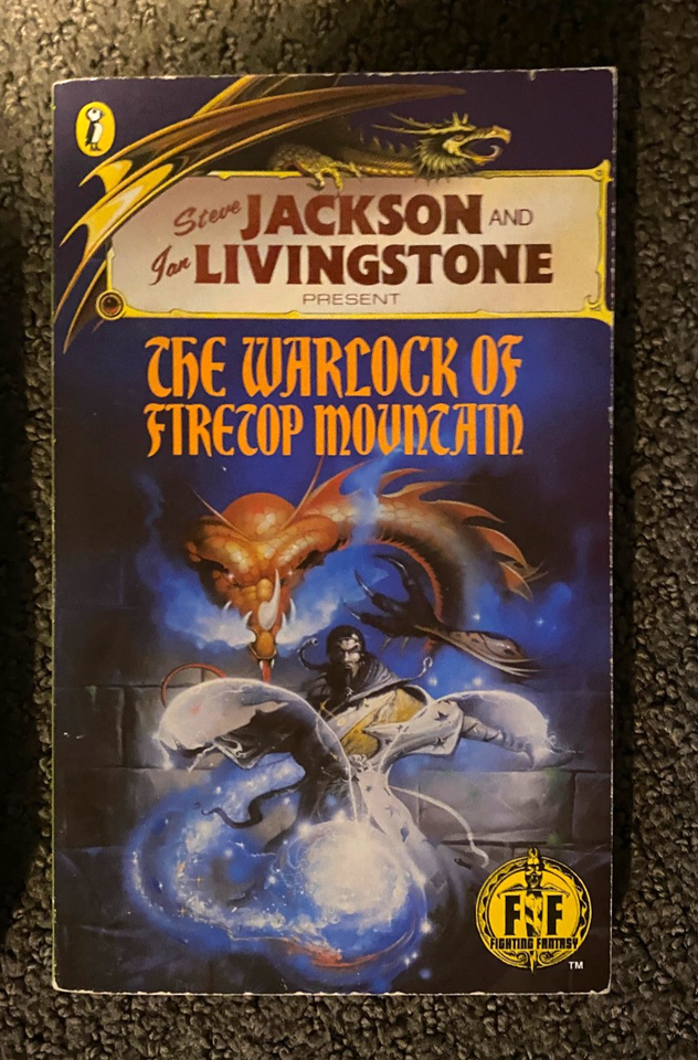 Fighting Fantasy Game Books lot (Gold Dragon); Choose Your Title! RARE ...