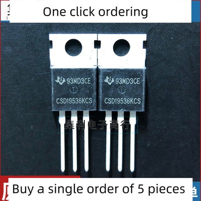 5 pieces CSD19536KCS N-channel TO-220 100V 183A | eBay