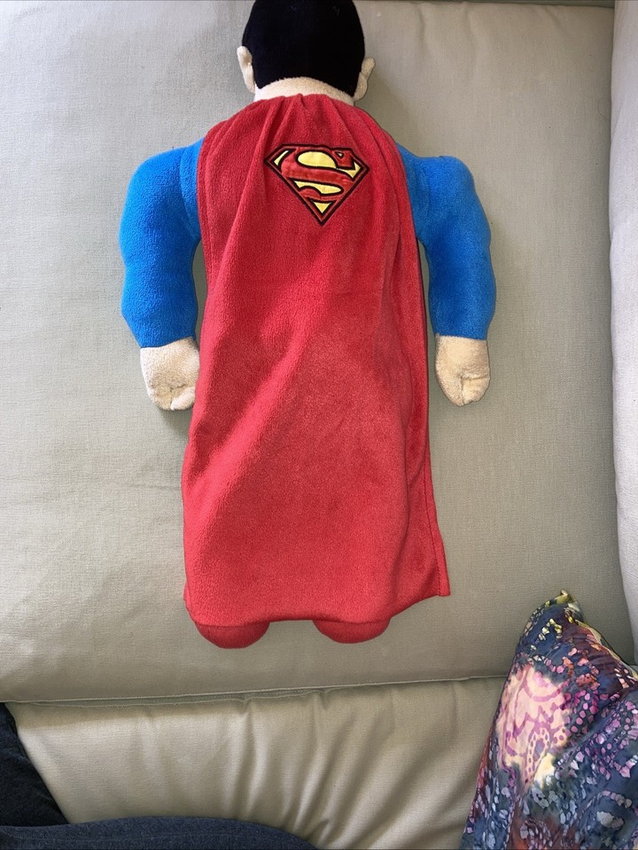 Superman Plush Pillow Buddy 24" Factory Stuffed Toy Justice League Dc ...