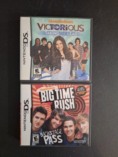 Victorious Taking The Lead & Big Time Rush Backstage Pass (Ds) 2 Game Lot CIB | eBay