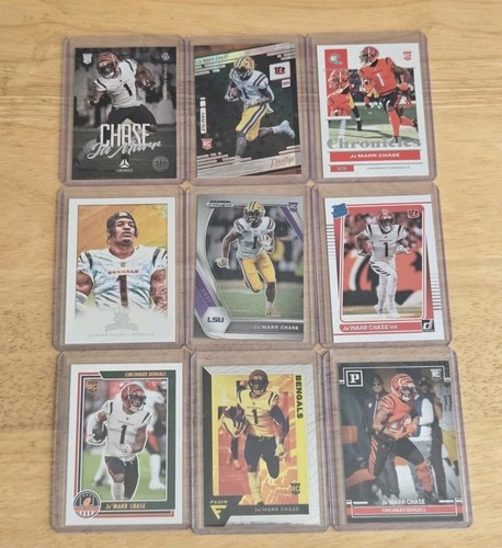 Jamarr Chase 2021 Rookie Card 9-card Lot! Cincinnati Bengals | eBay