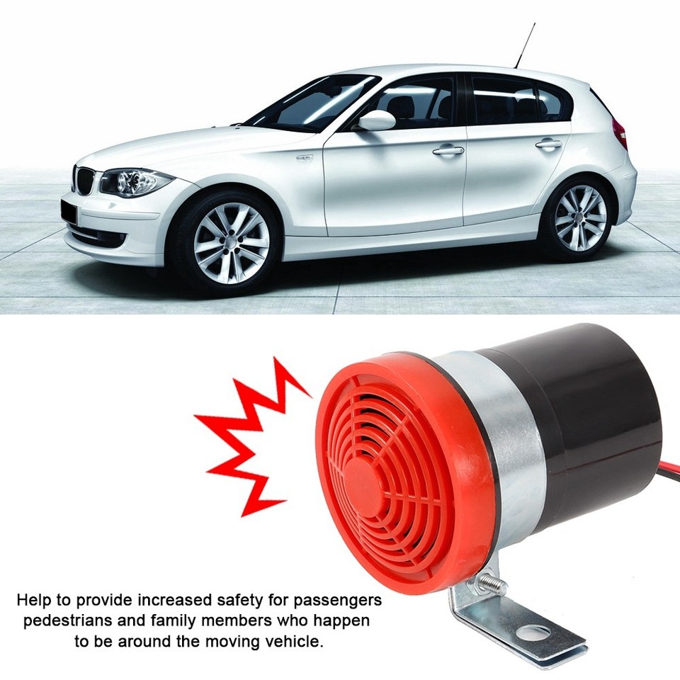 Car 12V 105db Car Reversing Alarm Back Up Horn Reverse Beeper Buzzer | eBay
