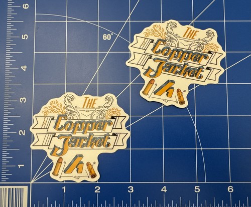 2 Sticker THE COPPER Jacket Ammo Ammunition Thousand Oaks California ...