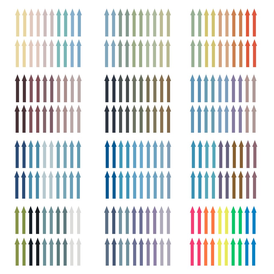 4800 Pcs Arrow Sticky Tabs Translucent Arrow Sticky Notes Colored ...