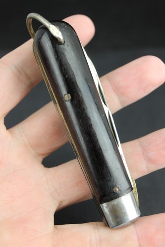 rare vintage pocket knife KINGSTON USA old 2 blade electricians 1950's ...