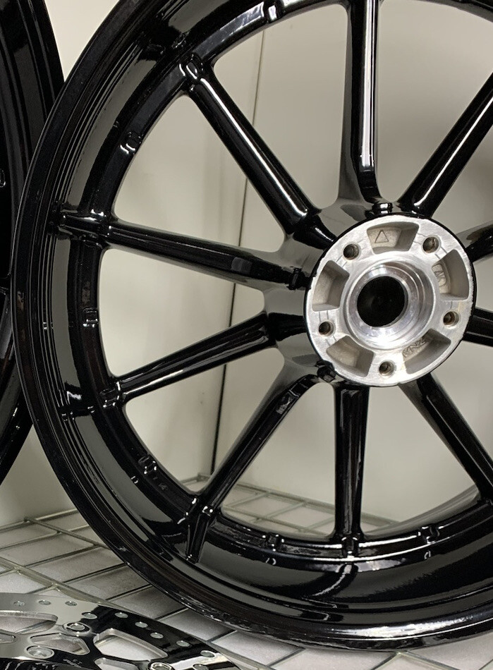 Harley REAR Breakout Softail FXSB Mag Wheel 2013-23 CUSTOM BLACK RIM ...