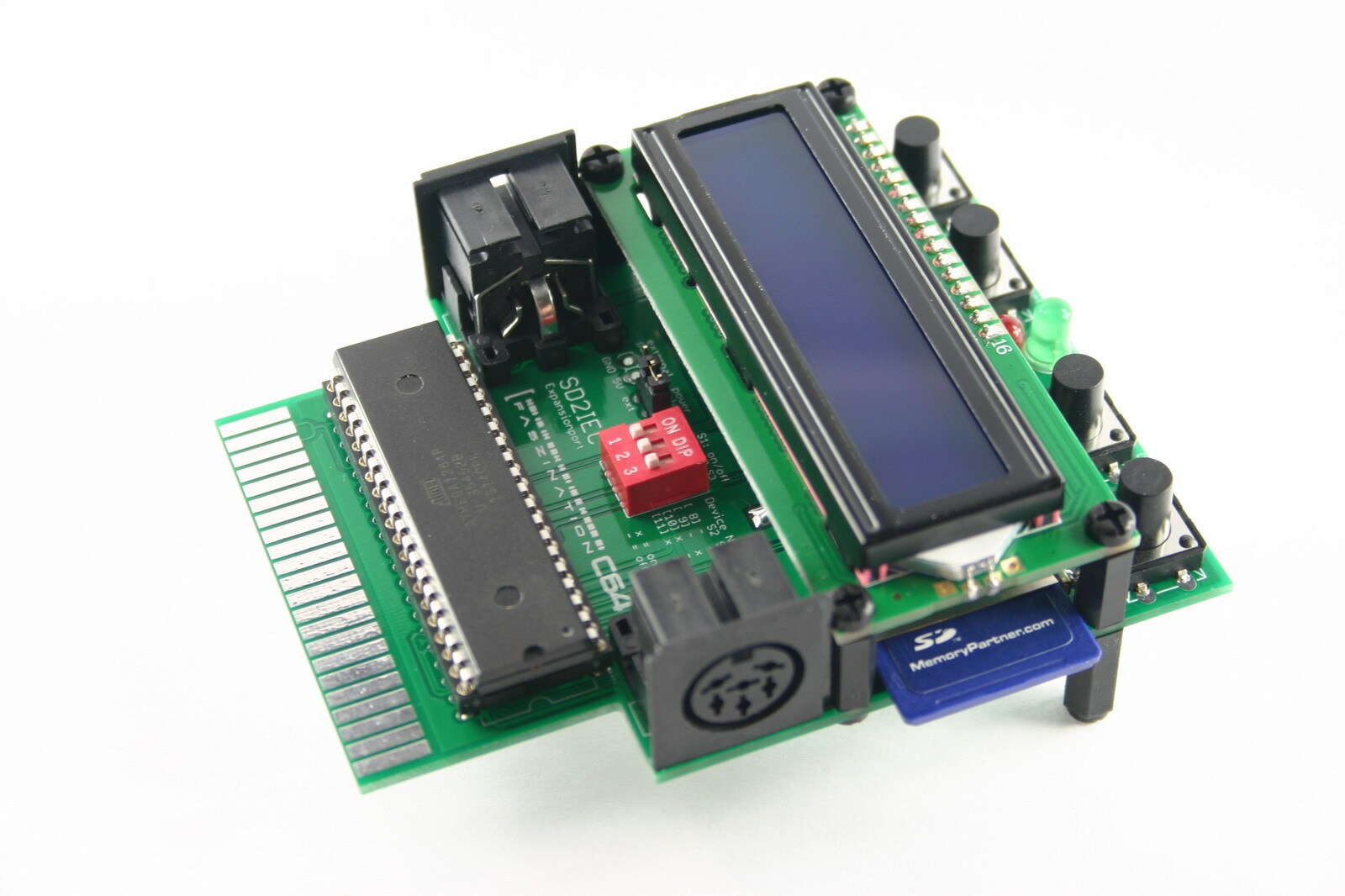 Faszination C64 | SD-Karte an Commodore 64, SD2IEC mit Display, BAUSATZ ...