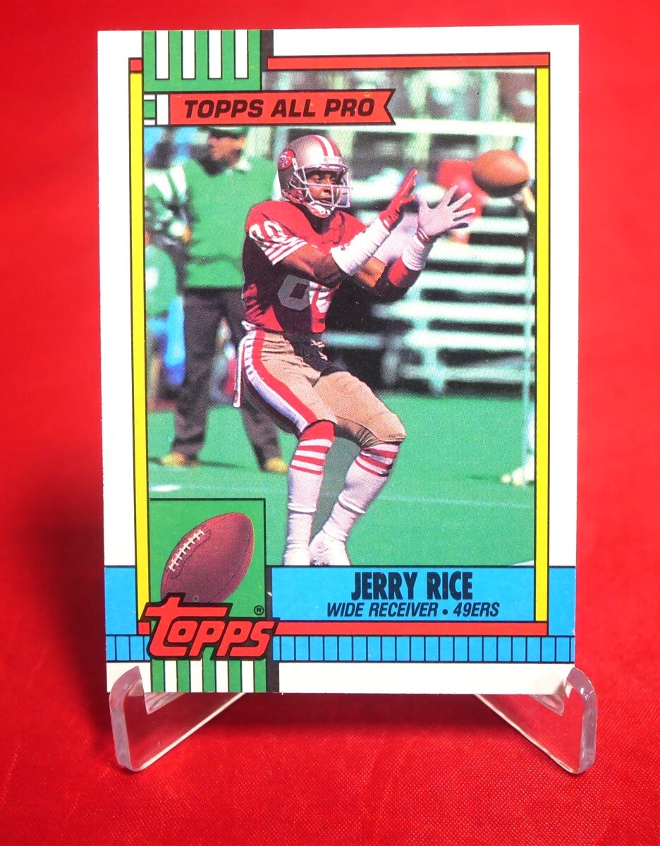 Jerry Rice All Pro Topps 1990 Football Card #8 | eBay