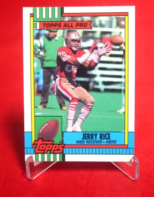 Jerry Rice All Pro Topps 1990 Football Card #8 | eBay