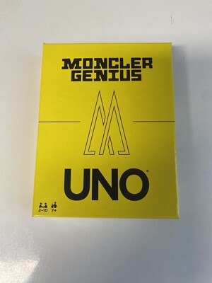 Moncler X UNO Limited Edition Card Set Mattel Creations (Yellow Box ...