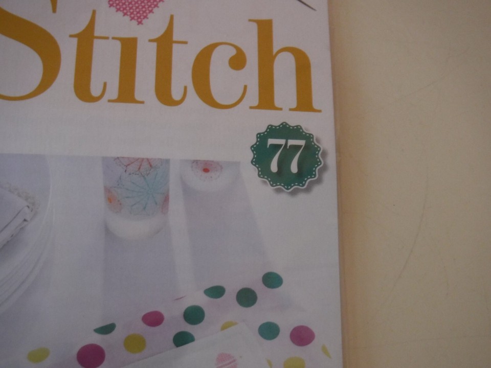 HACHETTE PARTWORKS -DISNEY CROSS STITCH MAGAZINE - ISSUE #77 WITH ...