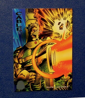 CABLE Rare Promo Card _ Universe 1994 MARVEL SUPER HEROES _ Low Mailing ...