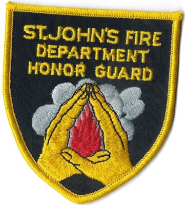 ST JOHN'S CANADA FIRE DEPARTMENT HONOR GUARD PATCH | eBay