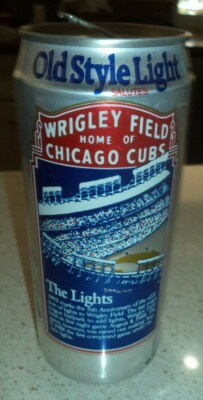 Chicago Cubs Wrigley Field The Lights Old Style Beer 16 oz. Can | eBay