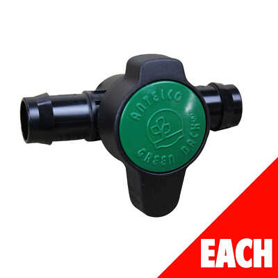 GREEN BACK VALVE 25mm Low Dens. Fittings Garden Water Irrigation 45545 ...