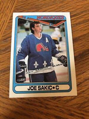 1990-91 TOPPS JOE SAKIC QUEBEC NORDIQUES #384 Pack Fresh HOF | eBay