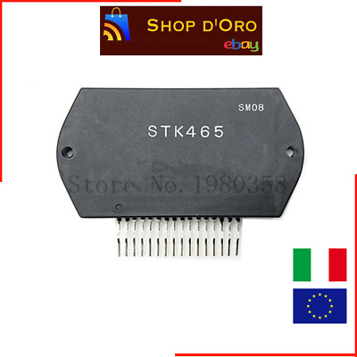 STK465 - STK 465 INTEGRATO POWER AMPLIFIER 2X30W 20KHZ | eBay