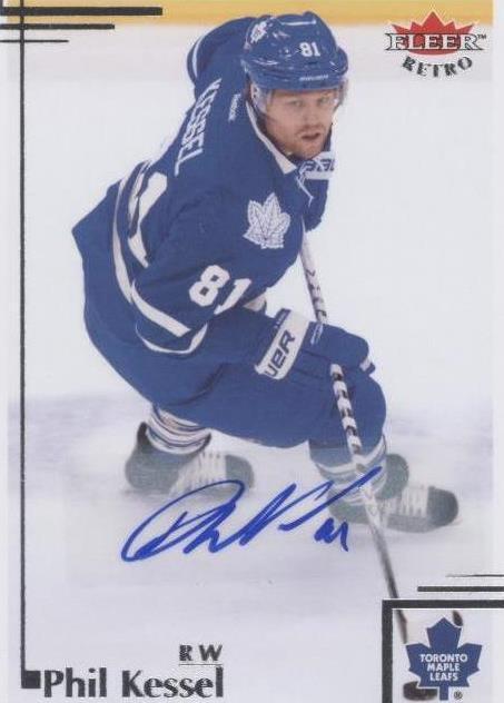 2012-13 Fleer Retro - Phil Kessel #14 Autographs (AU) for sale online ...
