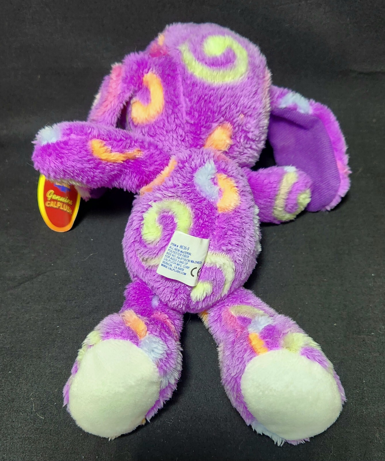 2014 Calplush 10" Purple Puppy Dog Plush Stuffed Animal Toy NWT | eBay