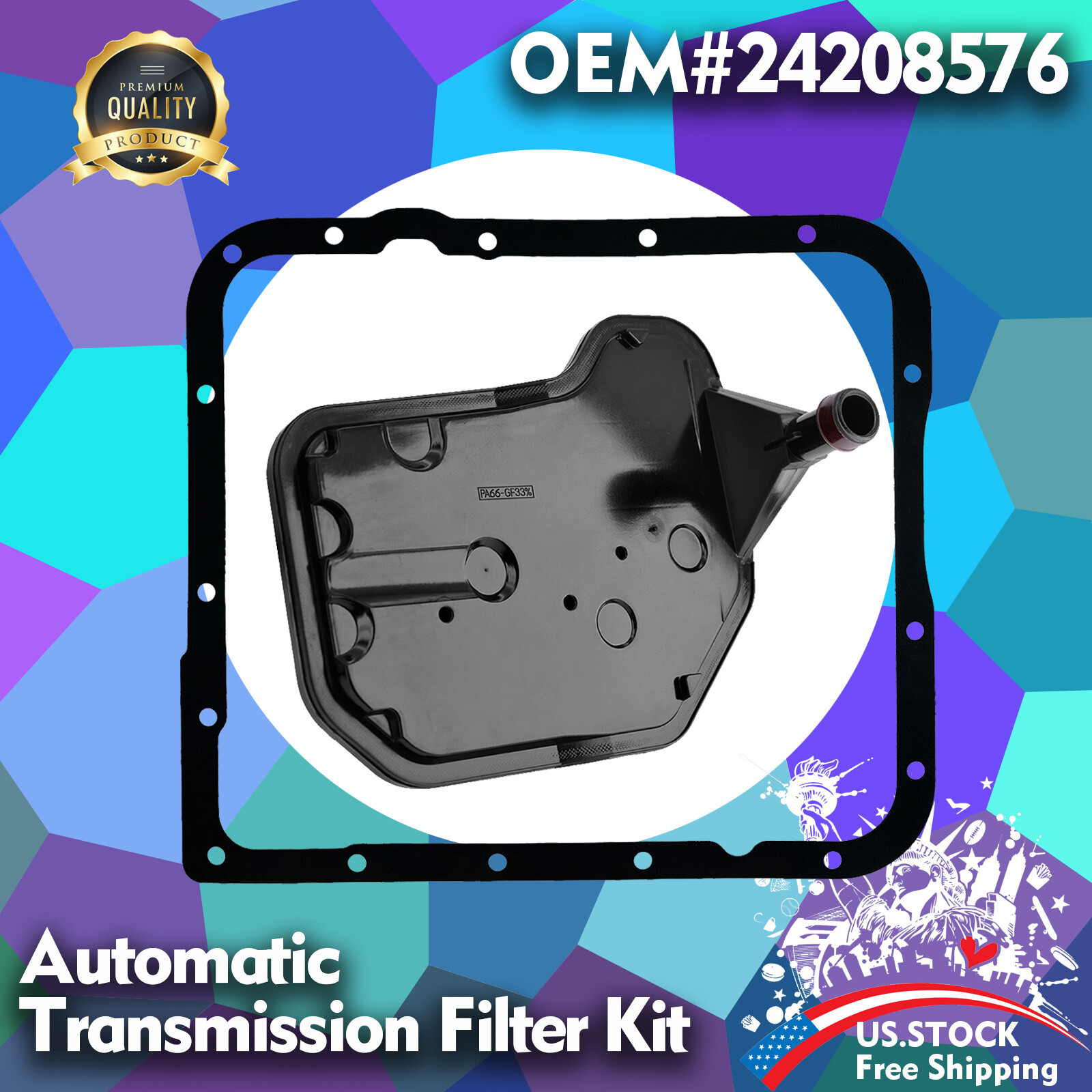24208576 Automatic Transmission Filter Kit for CADILLAC BUICK Chevrolet ...