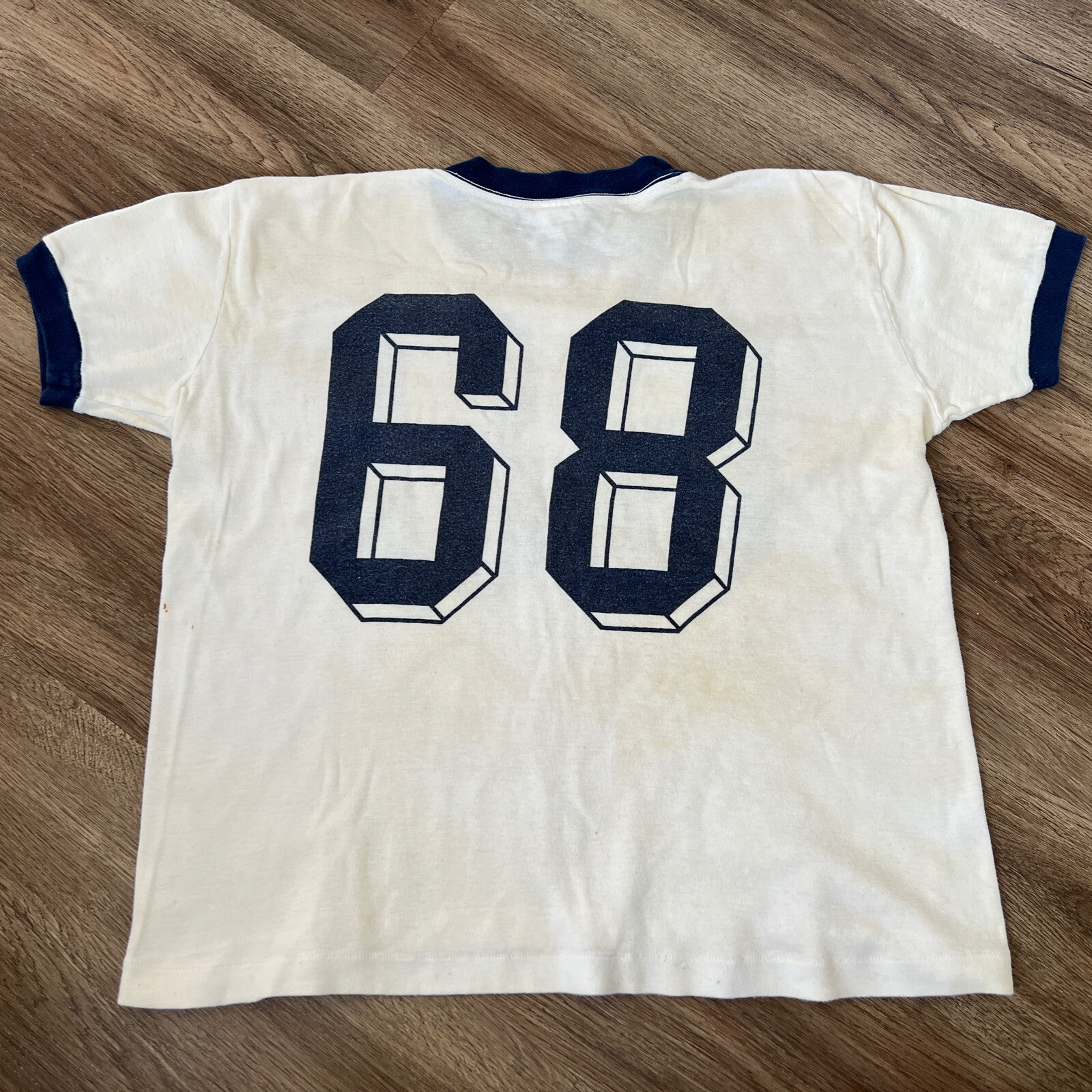 1960s class of 1968 68 block letter sportwear t-shirt… - Gem
