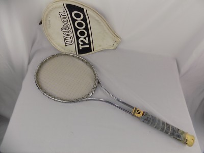 Wilson T2000 Stainless Steel Tennis Racket With Cover 4 3/8" | eBay