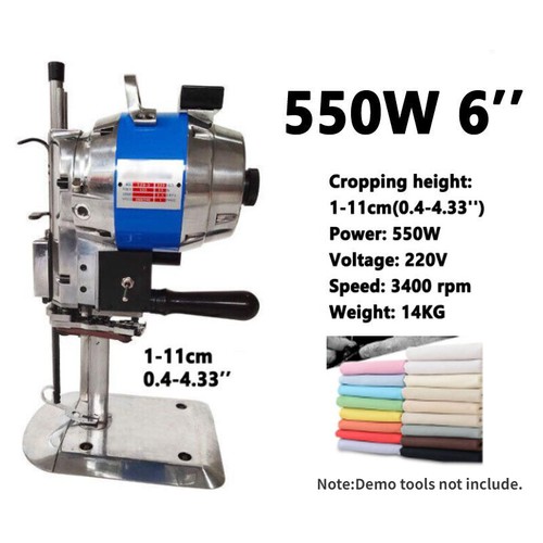 Automatic Straight Knife Electric Fabric Cutter 550W 6'' Cloth Cutting ...